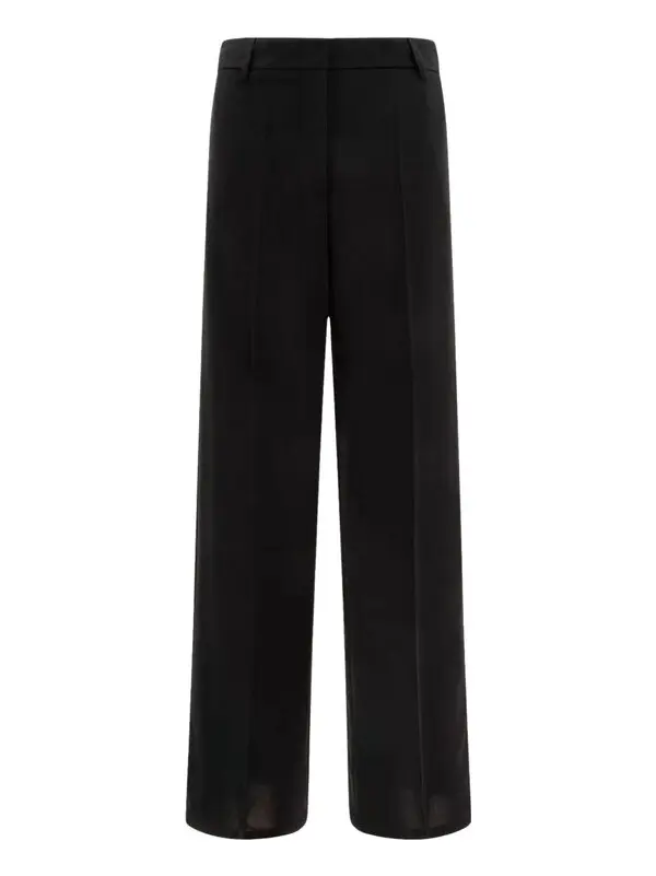 SEMPER Pleated Wide Leg Trousers - Black