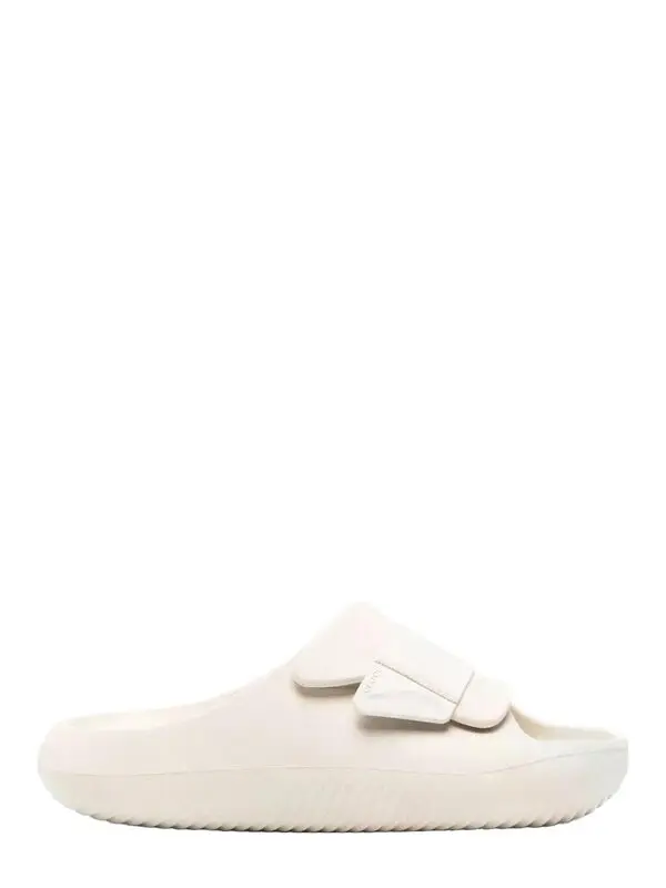 CROCS Mellow Luxe Strap-detail Slides - Neutrals