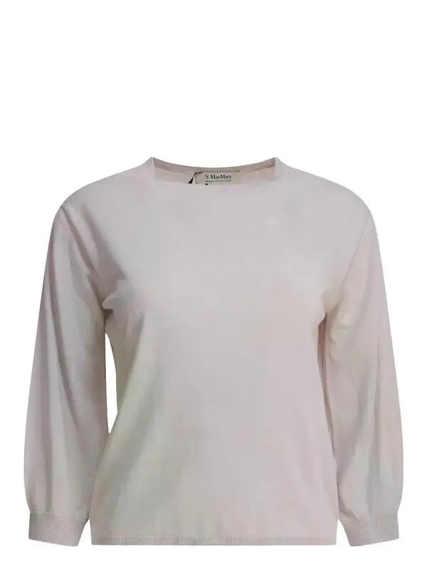 Max Mara Round-neck Wool Sweater - Grey