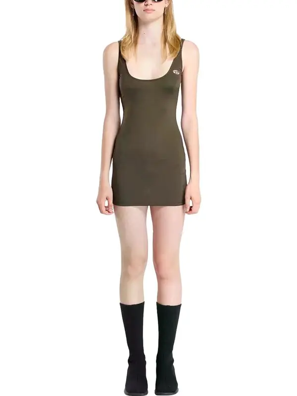 DIESEL® Sleeveless Mini Dress - Green