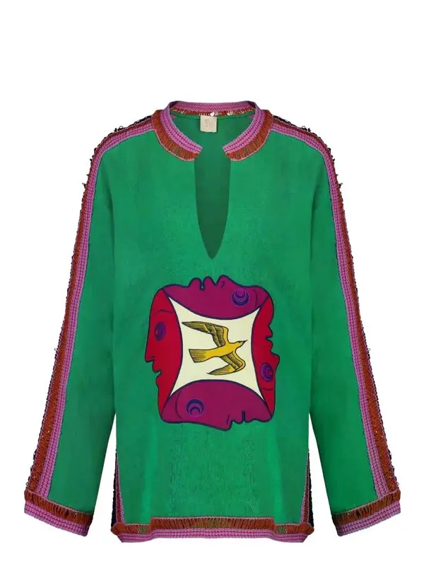 PAULA Myosolis Tunic - Green