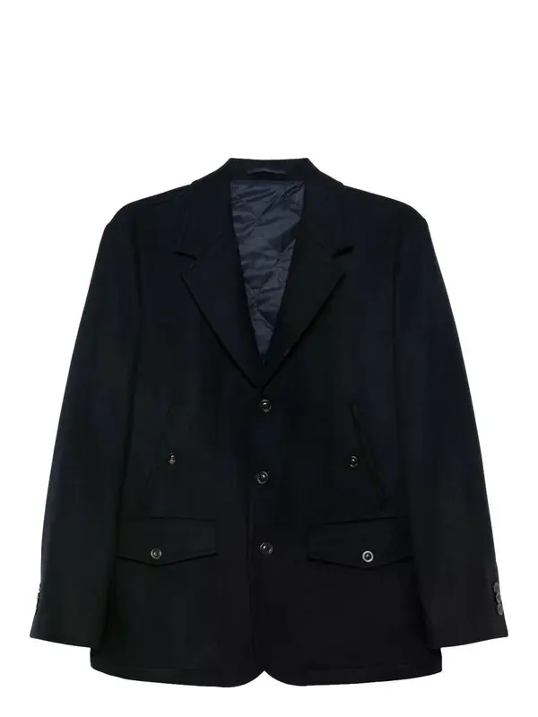 Boglioli Felted Virgin Wool Jacket - Blue