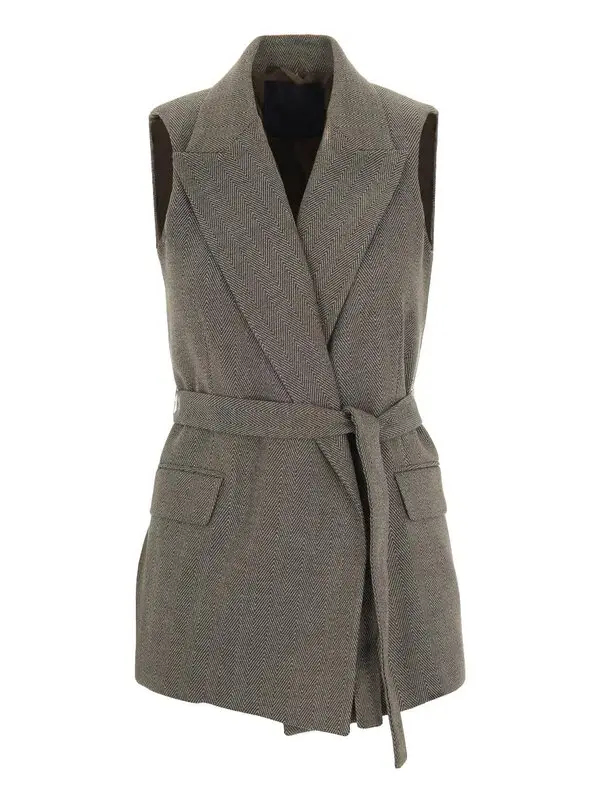 Liu Jo Sleeveless Waistcoat - Resca Pino
