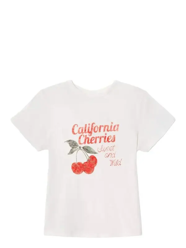 RE/DONE Cherries T-shirt - White