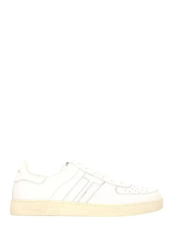 TOM FORD Leather Panelled Sneakers - White