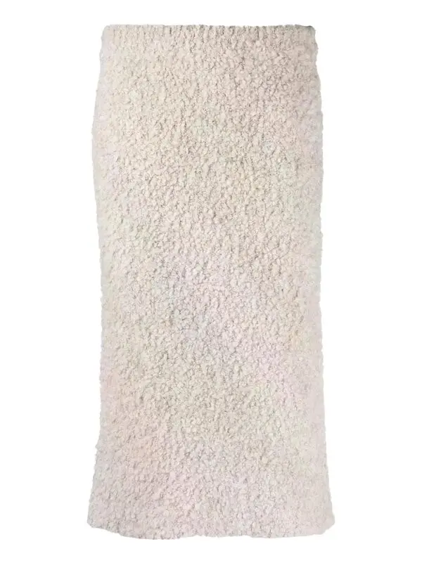 BY MALENE BIRGER Alpaca Wool-blend Midi Skirt - Neutrals
