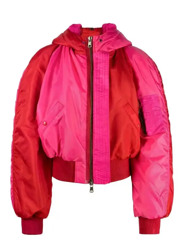 Andersson Bell Kamila Colour-block Bomber Jacket - Pink