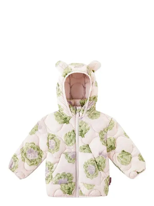 MILKBARN Quilted Down Hooded Jacket - Artichoke