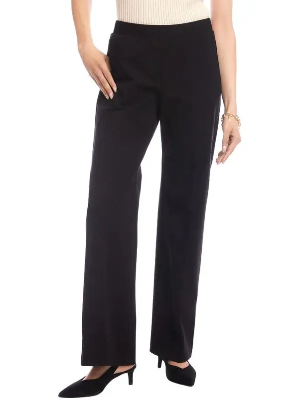 Karen Kane Emily Straight Leg Pants - Black