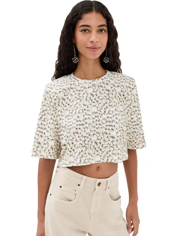 Isabel Marant Zaely Top - Ecru