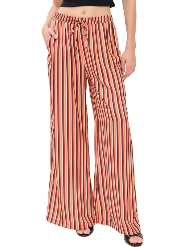 RESA Striped Satin Pants - Studio 54
