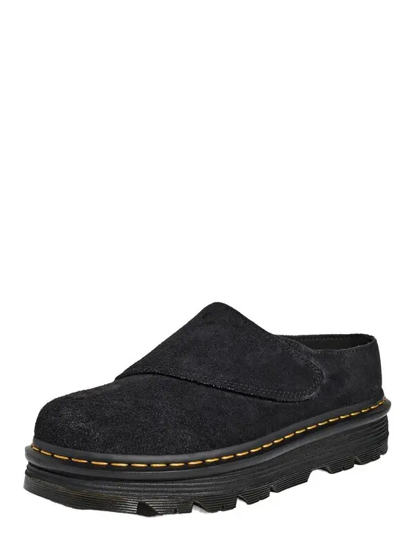 Dr. Martens Zebzag Anywair Suede Clogs - Black Bronx Suede