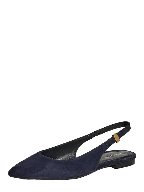 Veronica Beard Shina Flats - Navy