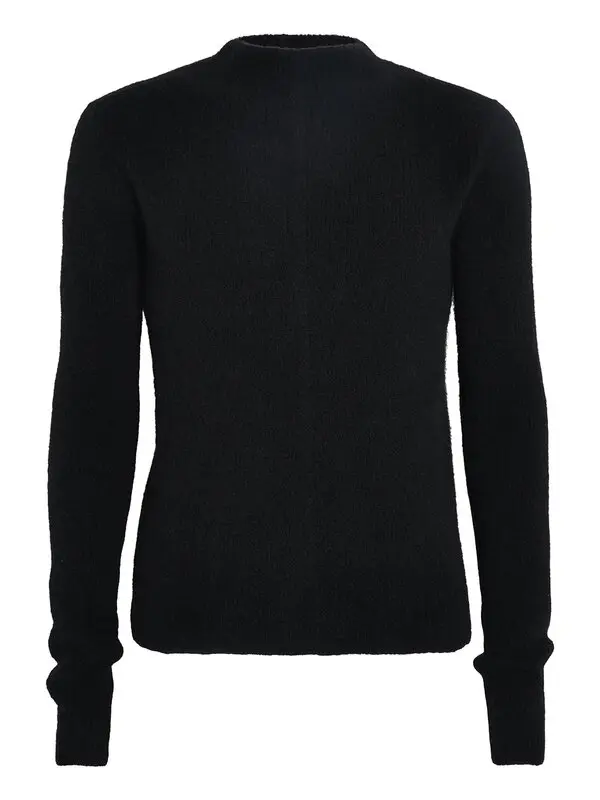 Rick Owens Alpaca-blend Headon Sweater - Black