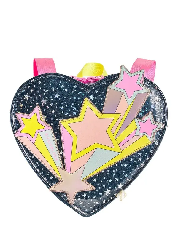 BILLIEBLUSH Heart-shaped Shooting Star Backpack - Navy