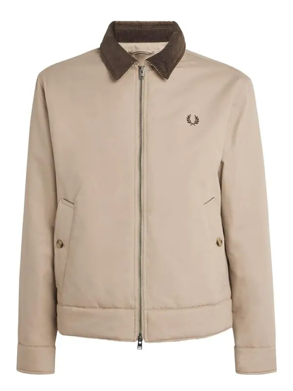 Fred Perry Cotton-blend Caban Jacket - Ivory