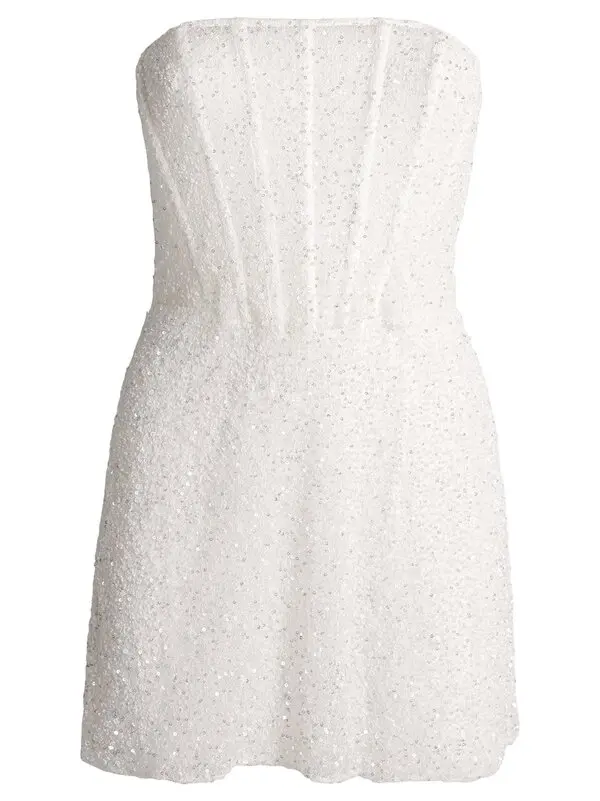 Kiki De Montparnasse Ange Mini Dress - Ivory