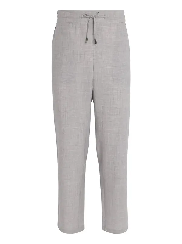 Colombo Cashmere Fleece Trousers - Grey