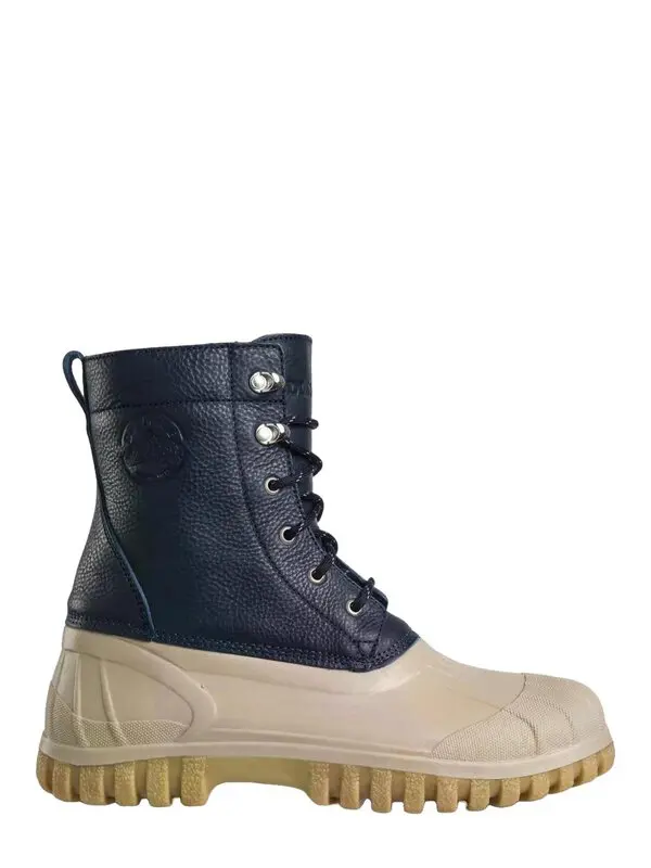 Diemme Antra Leather Combat Boots - Blue