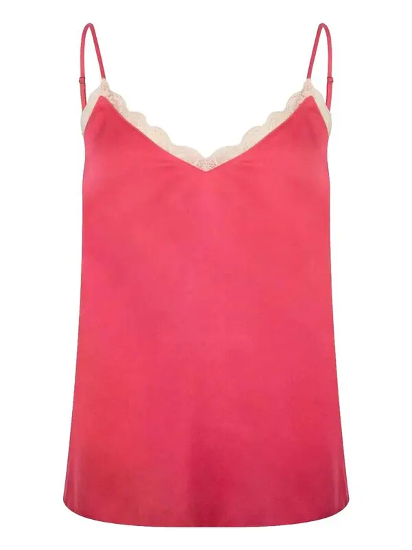 Love Stories Camelia Lace-trimmed Camisole - Pink