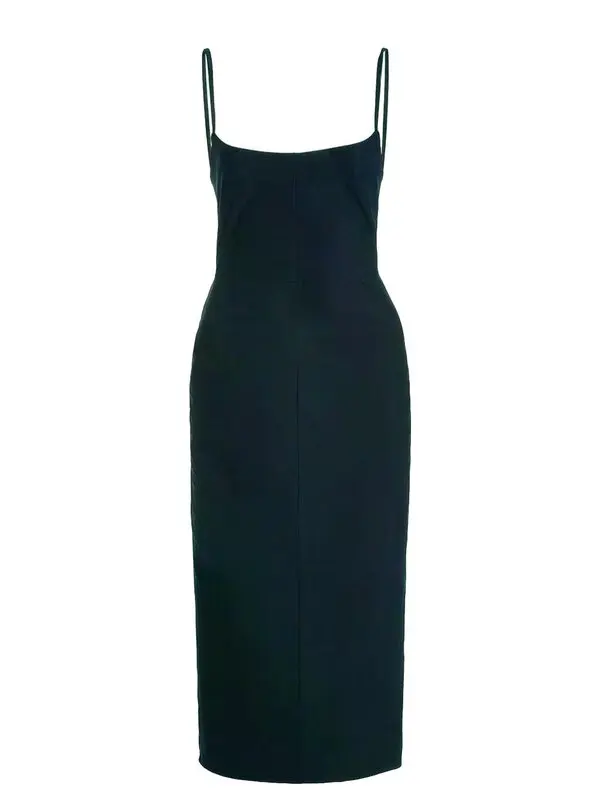 Ciao Lucia Sabina Open-back Midi Dress - Black