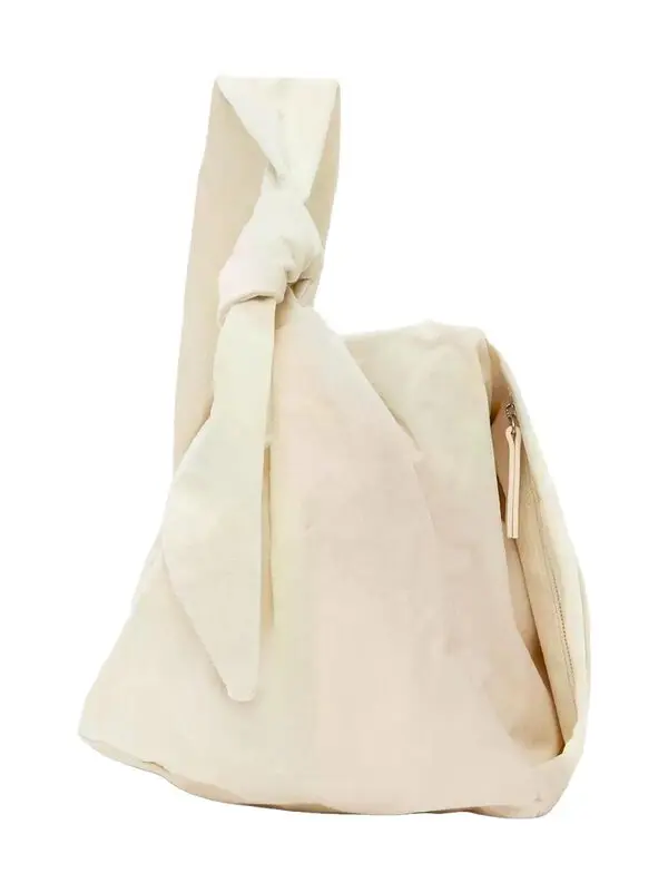 LOW CLASSIC Knotted Shoulder Bag - Neutrals