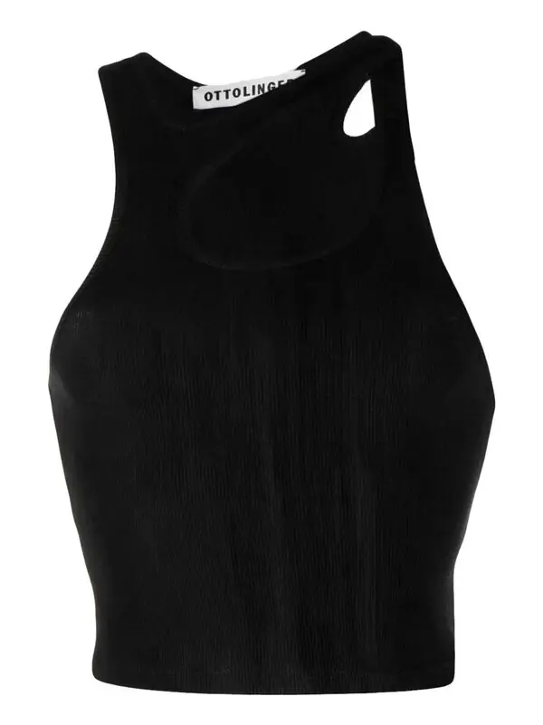 Ottolinger Lounge Cut-out Tank Top - Black