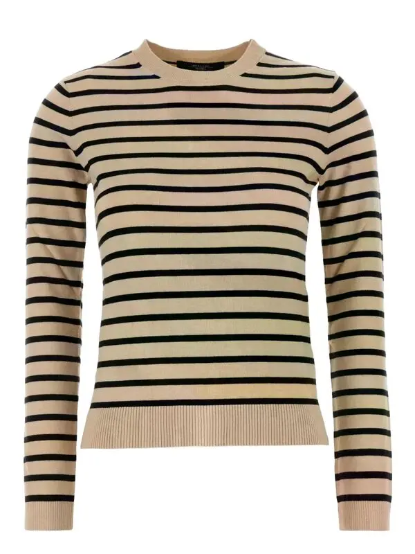 Max Mara Striped-pattern Sweater - Neutrals