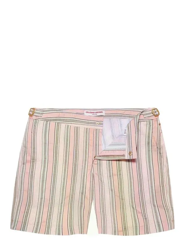 Orlebar Brown Bulldog Striped Shorts - Pink
