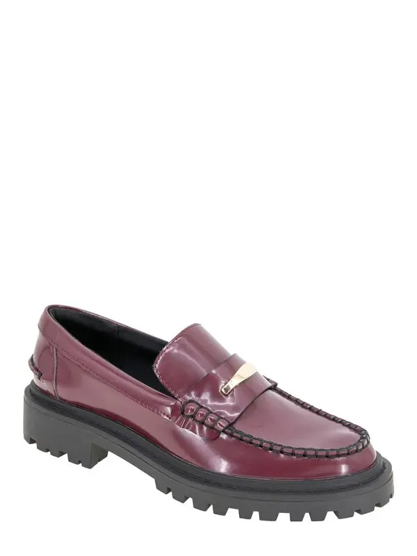 Bcbgmaxazria Laney Lug Loafer - Dark Cherry