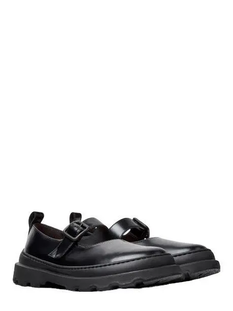Camper Brutus Mary Jane Flat - Black