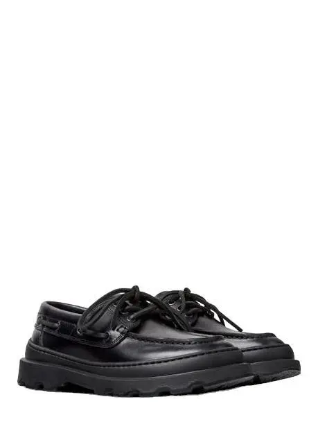 Camper Brutus Moc-toe Loafer - Black