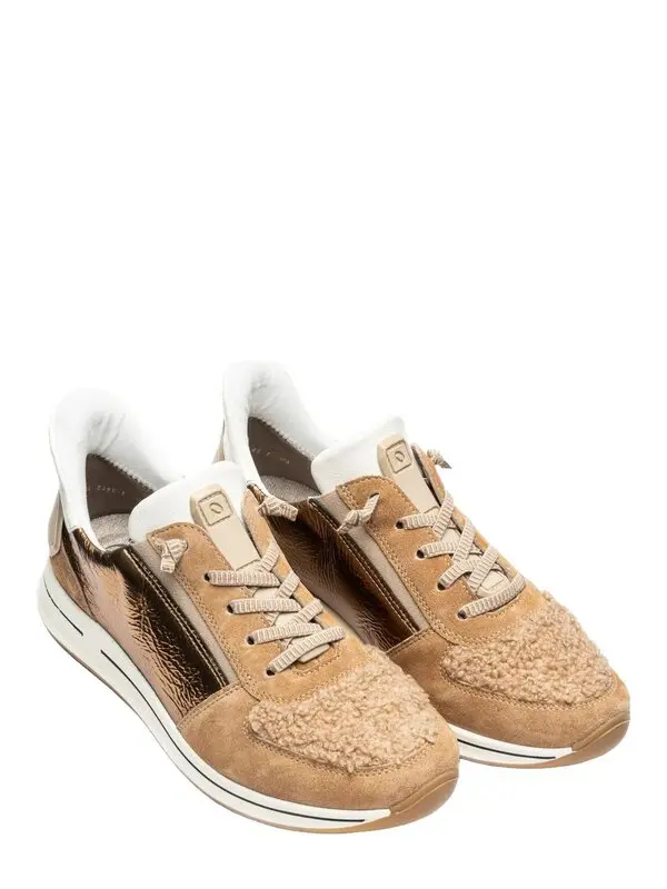 ARA Ovation Lace-up Sneaker - Biscuit/sand/cream