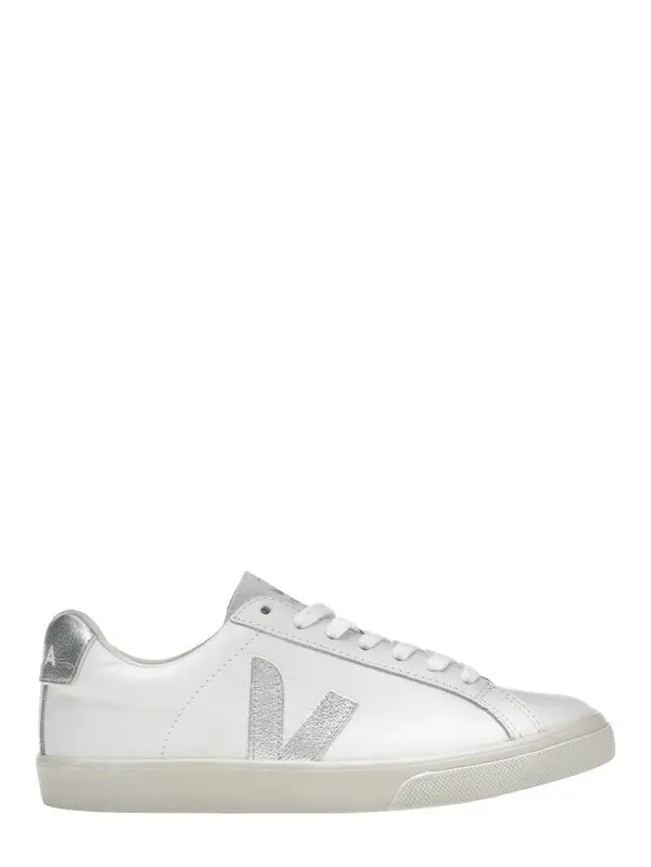 VEJA Esplar Leatherin Sneakers - White/silver