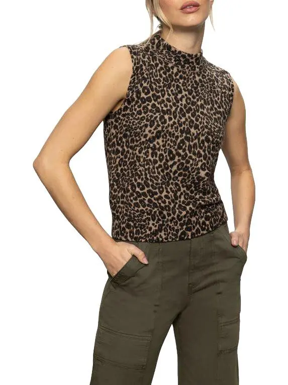 Sanctuary Leopard Print Sleeveless Sweater - French Kitty
