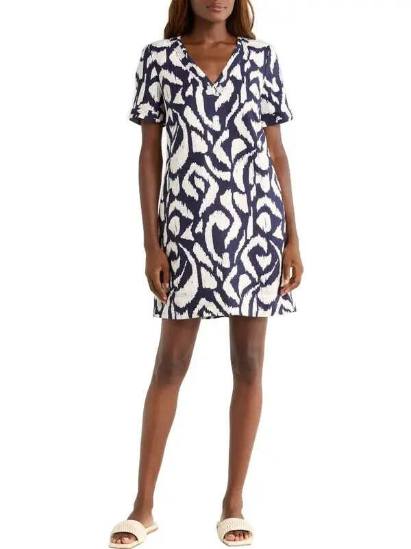 Tommy Bahama Two Palms Linen Shift Dress - Coastline