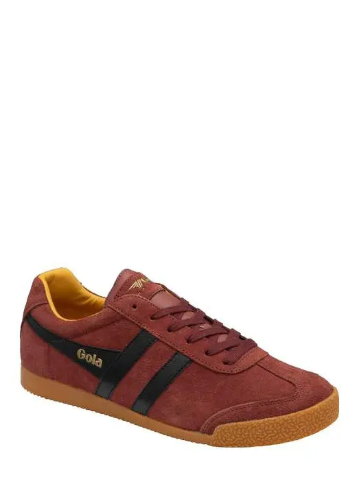 Gola Harrier Low Top Sneaker - Red Ochre/black/sun
