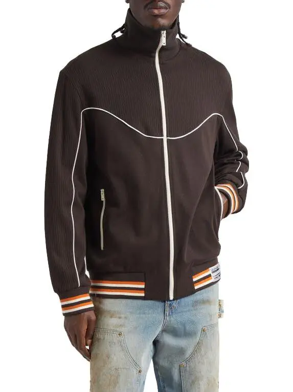 GOLDEN GOOSE Journey Track Jacket - Coffee Bean