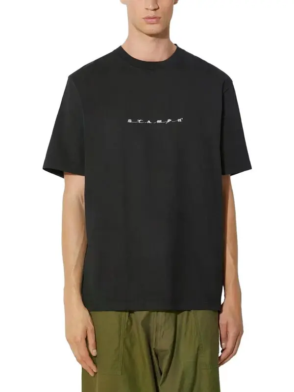 STAMPD Logo-print T-shirt - Black