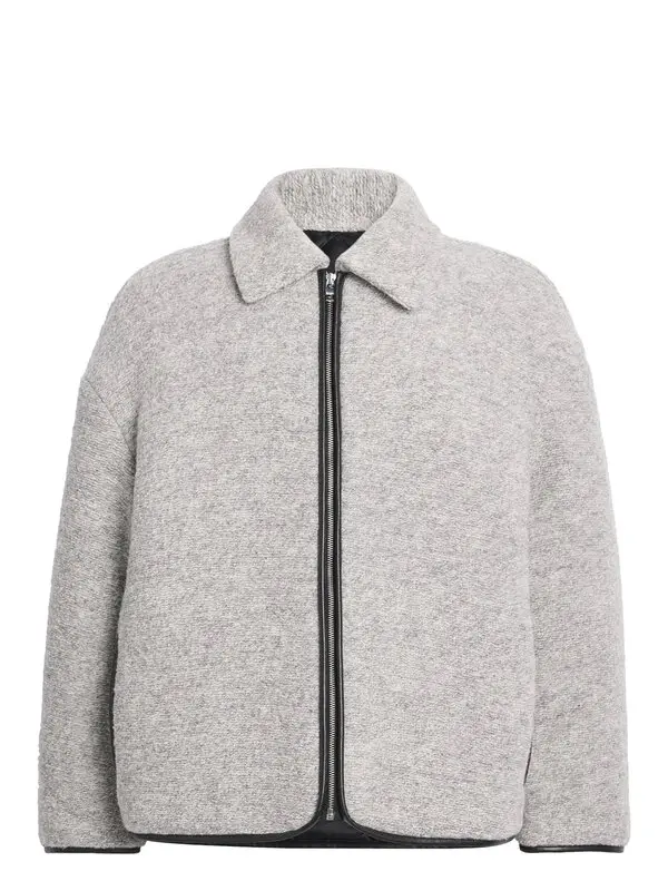 JW Anderson Wool-blend Padded Jacket - Grey