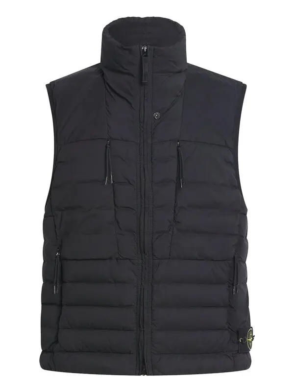 Stone Island Down Tunnel Puffer Gilet - Black