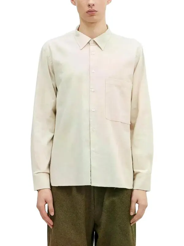 Universal Works Patch-pocket Button-down Shirt - Neutrals