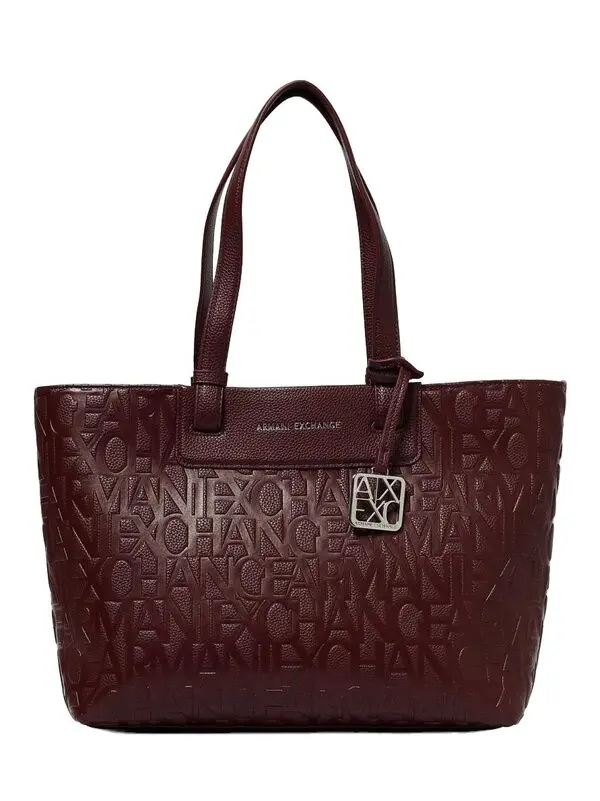 Armani Exchange Tote Bag - Burgundy