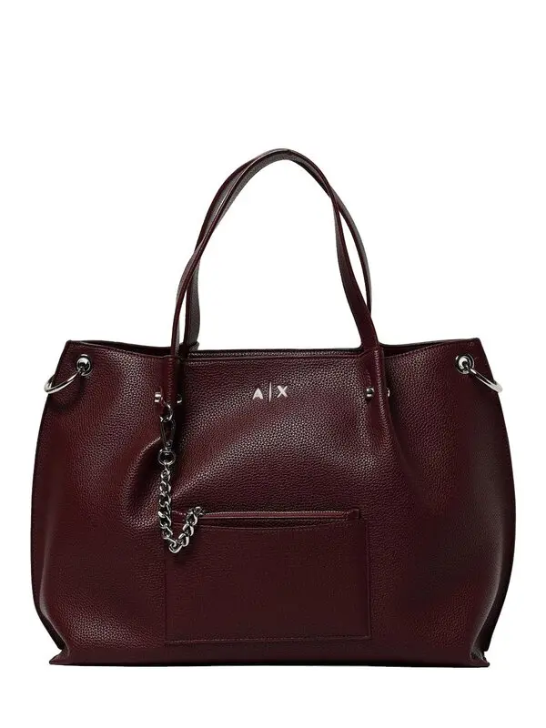 Armani Exchange Tote Bag - Burgundy