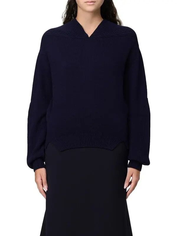 Victoria Beckham V-neck Pullover - Blue