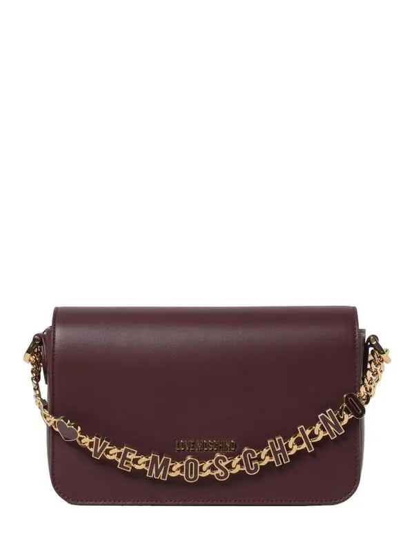 Moschino Shoulder Bag - Wine