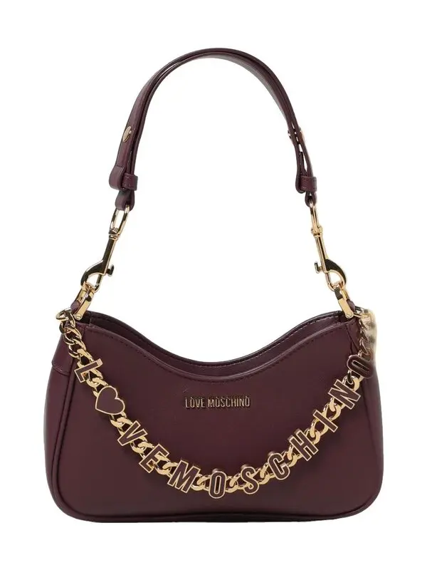 Moschino Shoulder Bag - Wine