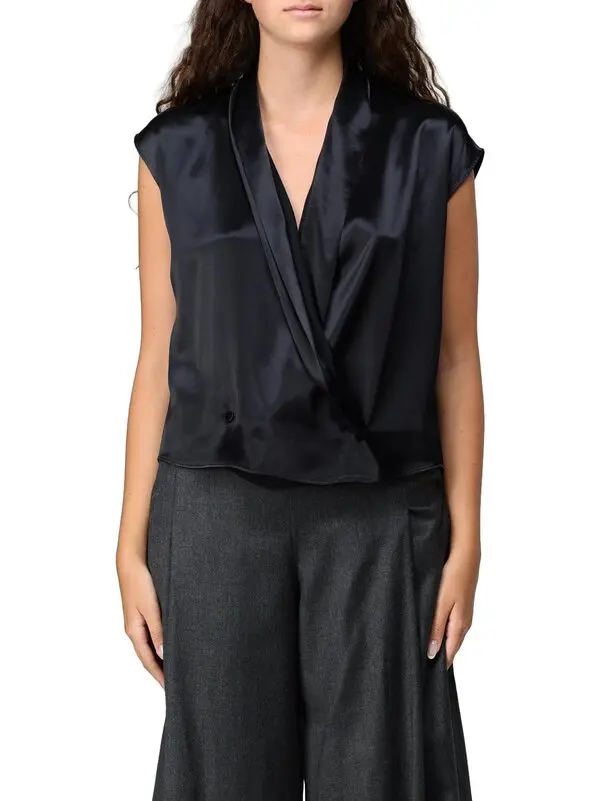 Alberta Ferretti Sleeveless Blouse - Black