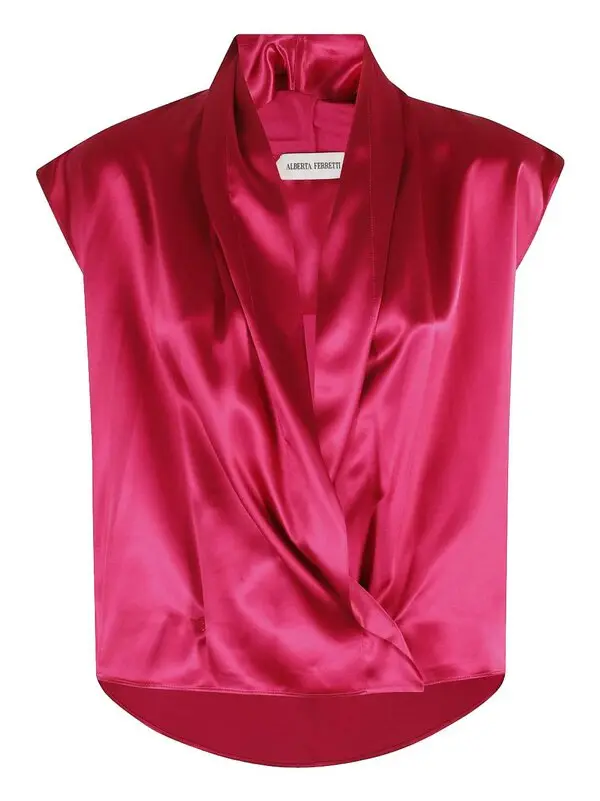 Alberta Ferretti Top - Fuchsia