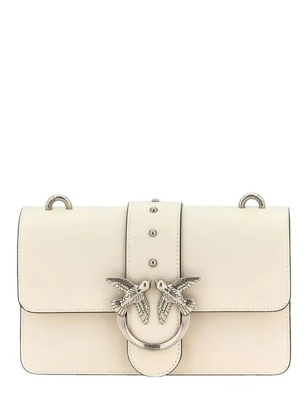 Pinko Mini Bag With Chain Strap - White 1